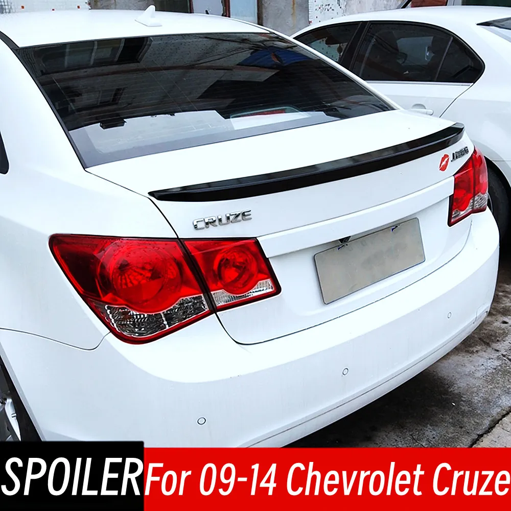 For-2009-2014-Chevrolet-Cruze-Car-Rear-Trunk-Lid-Duck-Spoiler-Wings-ABS ...