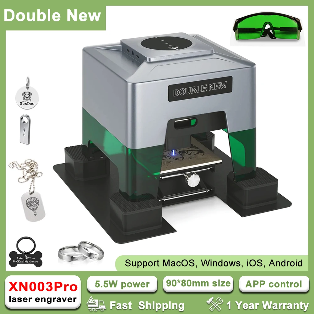 DoubleNew-XN003Pro-Laser-Engraving-Machine-5-5W-Bluetooth-Type-C ...