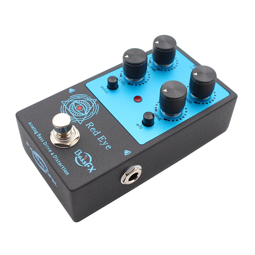 Fanmuzk Analog Bass Drive Distortion Effect Pedal with Blend Control ...