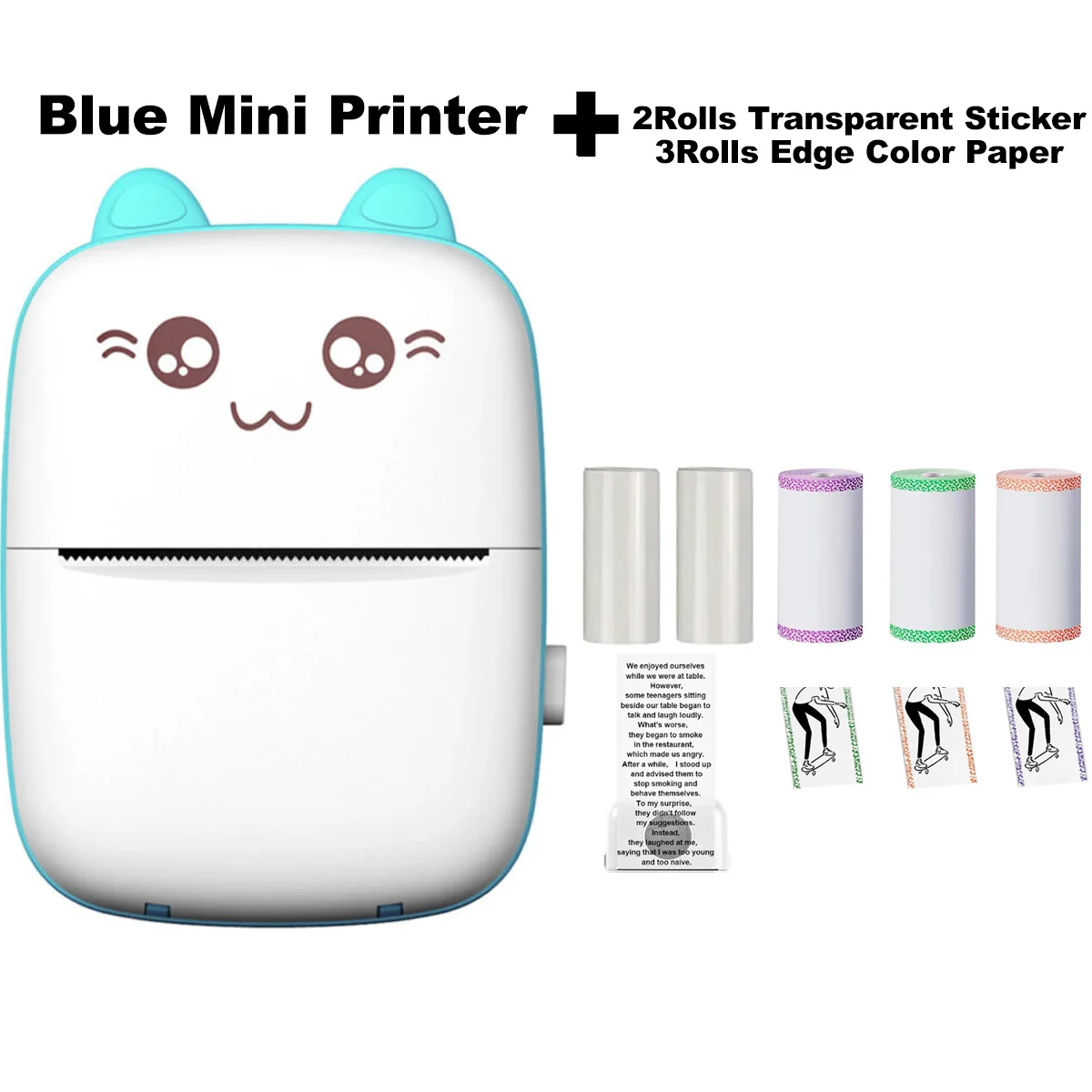 Mini-Printer-Portable-Pocket-Thermal-Transparent-Sticker-Color-Printer ...