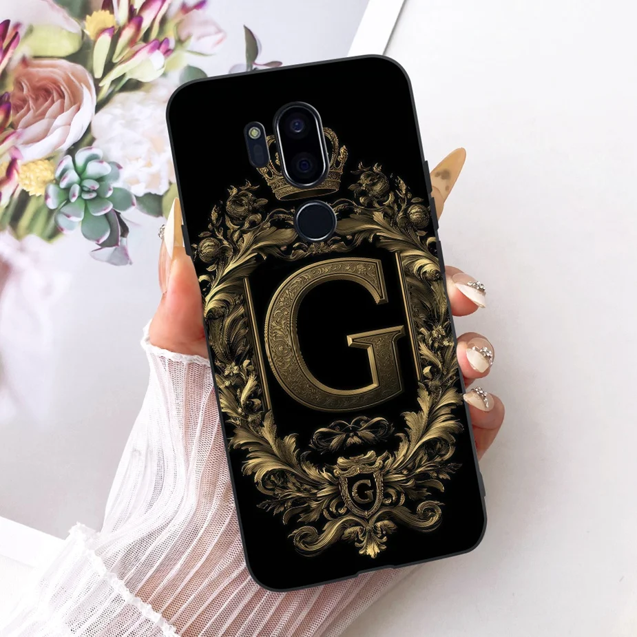 Чехол для LG G7 ThinQ LM-G710 G710 G7 + Cute Crown Letters Cover 6,1 ...