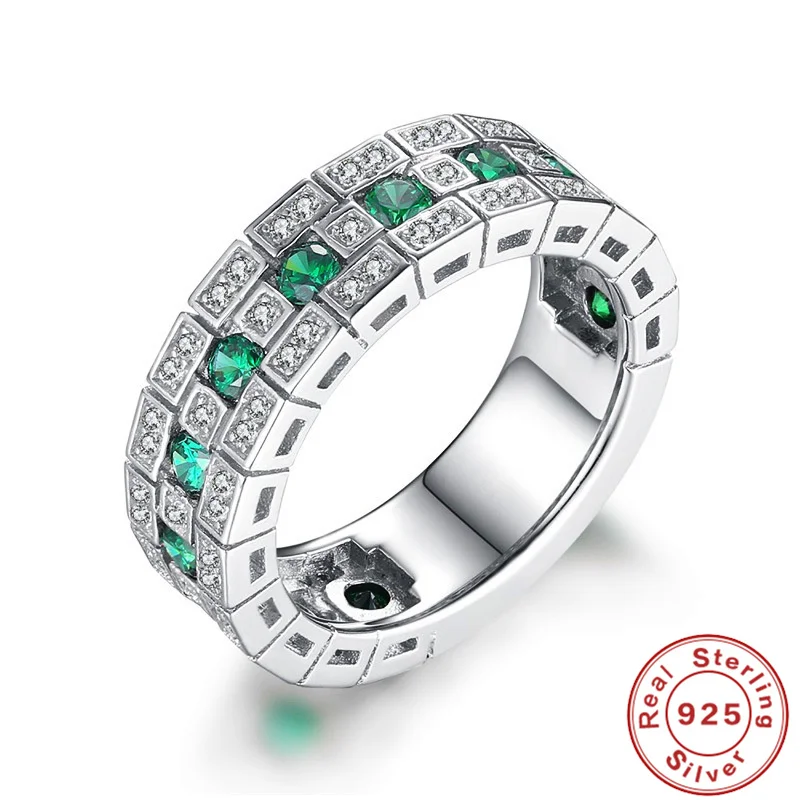 925-Sterling-Silver-Ring-Set-with-Zircon-Crystal-Rings-for-Women-s ...
