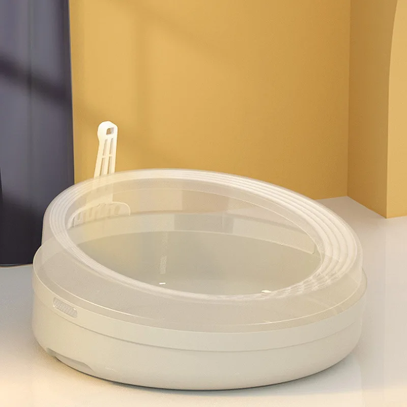 Cat-litter-box-adds-semi-open-pet-litter-box-with-free-shovel-cat ...