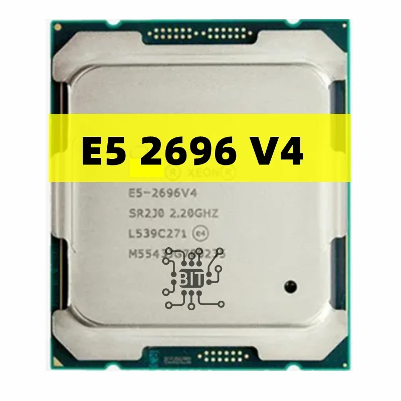 Xeon CPU E5-2696V4 SR2J0 2.20GHz 22-Cores 44 threads 55M LGA2011-3 E5-2696 V4 processor E5 ...