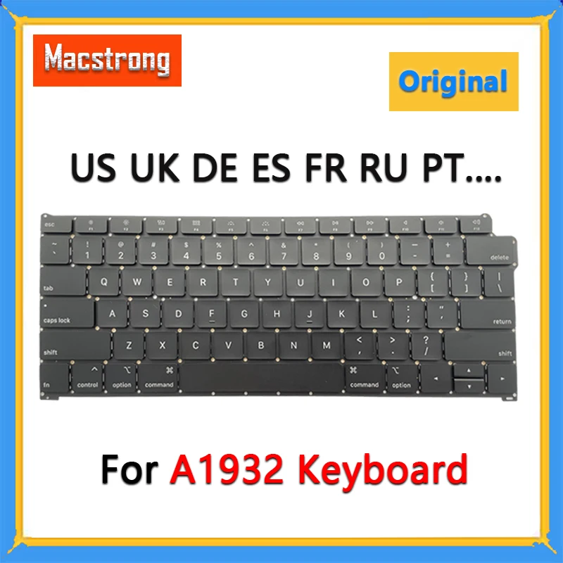 Laptop-A1932-Keyboard-US-UK-English-for-Macbook-Air-13-3-German-French ...