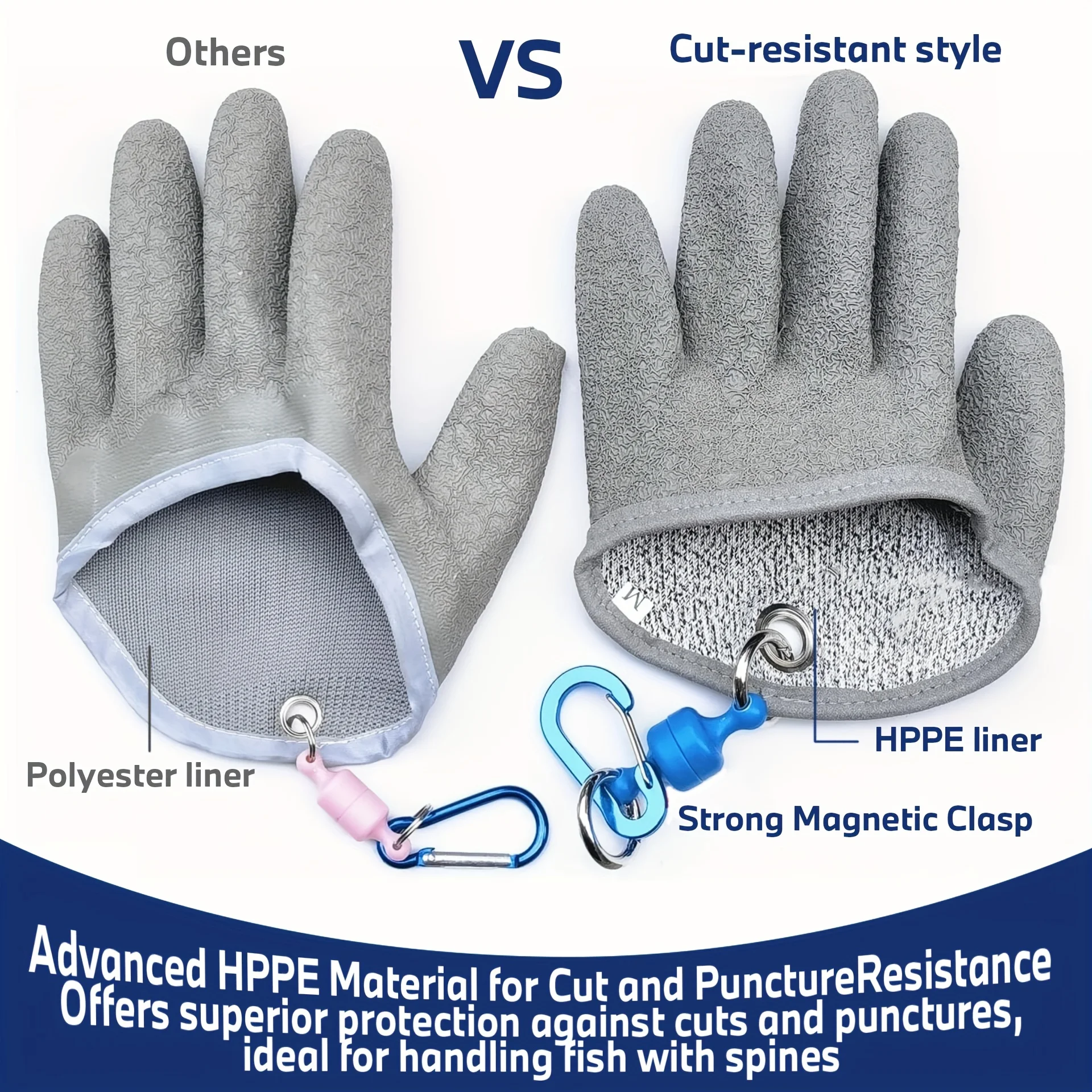 1pc-Durable-Fisherman-Half-Glove-Cut-Puncture-Resistant-with-Magnetic ...