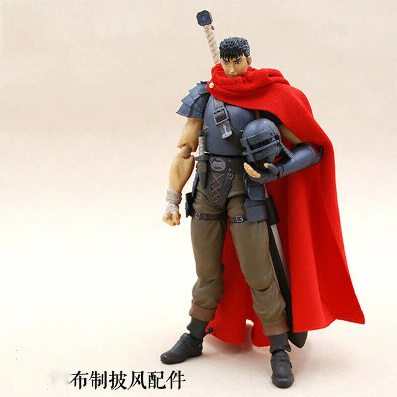 H4-5-4 1:12 Scale Red Cape Cloak for Berserk Guts (No Figure)