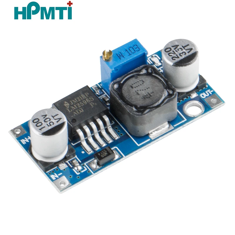 DC DC de Controlador LED LM2596, módulo de fuente de alimentación CC/CV ajustable, reductor, 1 ...