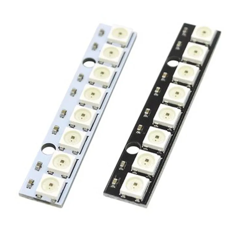 8-Kanal-ws2812-5050-RGB-LED-Leuchten-eingebaute-voll-farbige ...