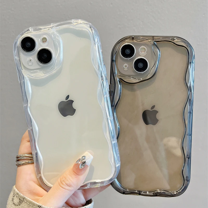 Simple-Transparent-Solid-Color-Couples-Phone-Case-For-iPhone-11-12-13 ...