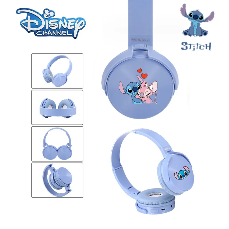 Disney-Stitch-Wireless-Bluetooth-Headphones-AH-9906-HIFI-Sound-Stereo ...