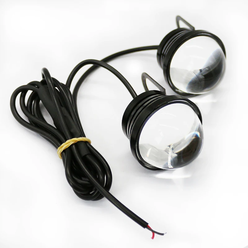 Always-On-Red-2Pcs-5W-With-Bracket-Car-Eagle-Eye-DRL-Led-Daytime ...