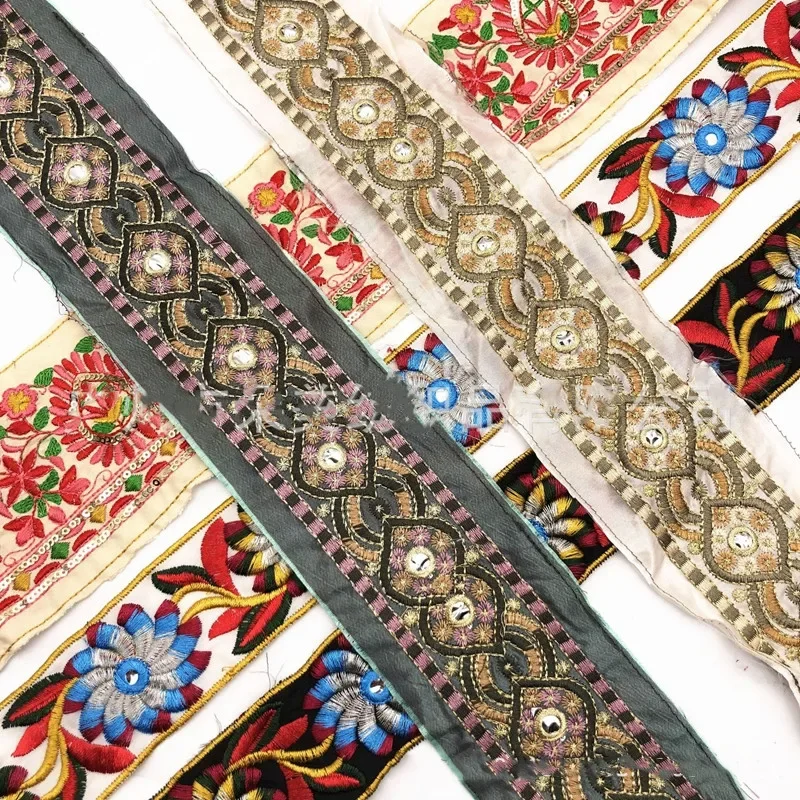Ribete-de-encaje-bordado-tnico-cinta-Jacquard-accesorios-de-ropa ...