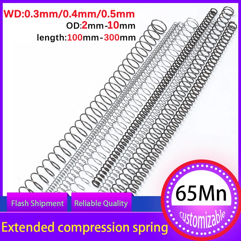 Spring-Steel-Pressure-Spring-Return-Spring-Wire-Diameter-0-3mm0-4mm0 ...