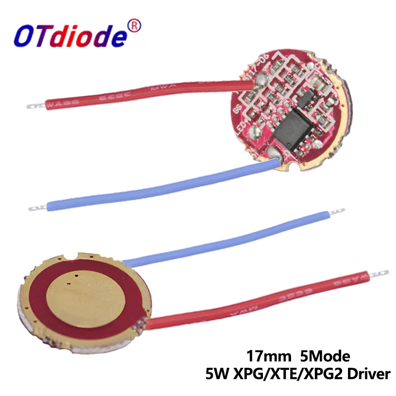 CREE XP G 5W xpg2 XT E xte LG3535 XPG3 led driver 17mm 3 4.2V 1.2A ...
