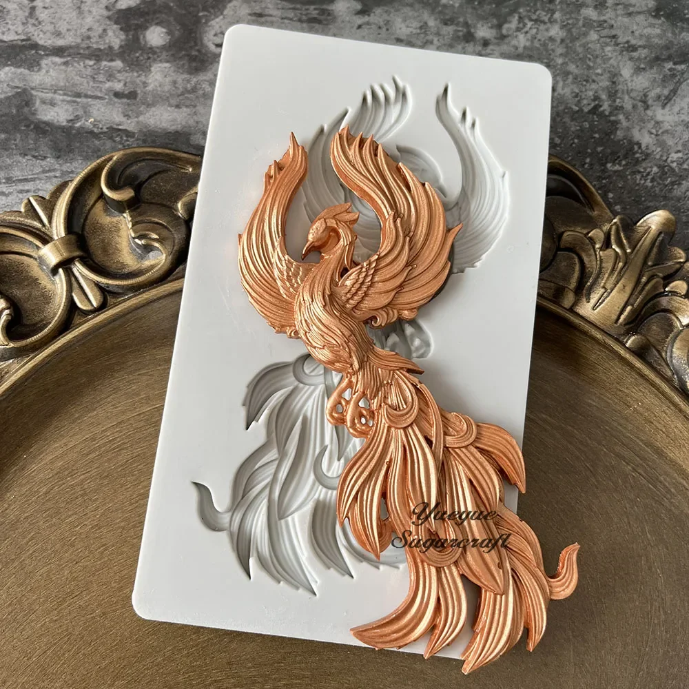 Bird-Silicone-Epoxy-Resin-Plaster-Mould-Ceramic-Tile-cake-mold-fondant ...