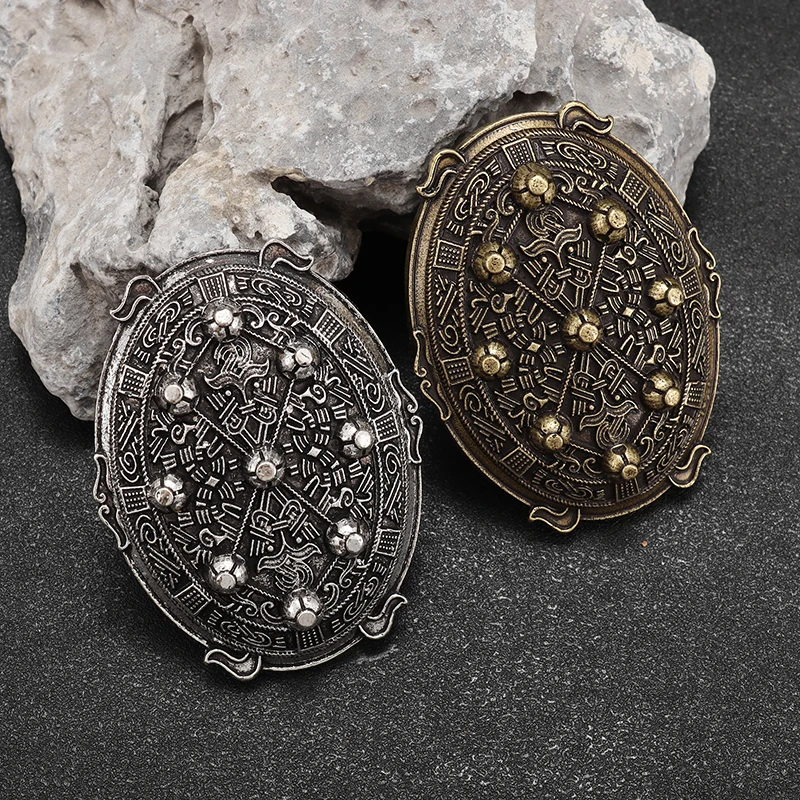Vintage-Nordic-Norse-Shield-Brooch-Medieval-Clothing-Fastener-Clothes ...
