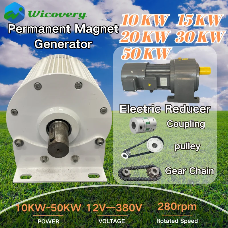 30kw-220v-Electric-Power-Generator-30000W-Permanent-Magnet-Generator ...
