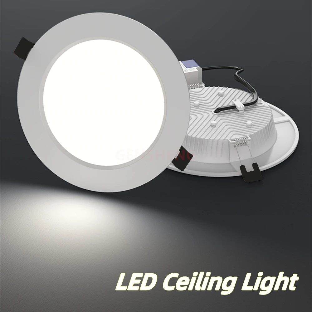 L-mparas-de-techo-LED-empotradas-luz-descendente-regulable-en-blanco-y ...