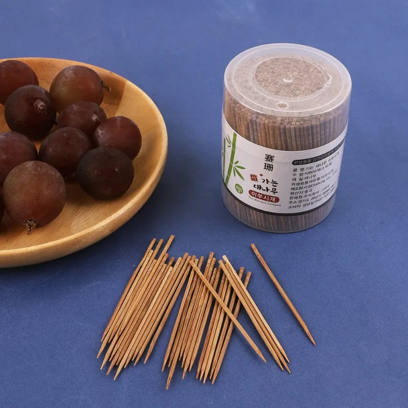 800pcs-Multifunction-Disposable-Single-ended-Bamboo-Toothpick-Food ...
