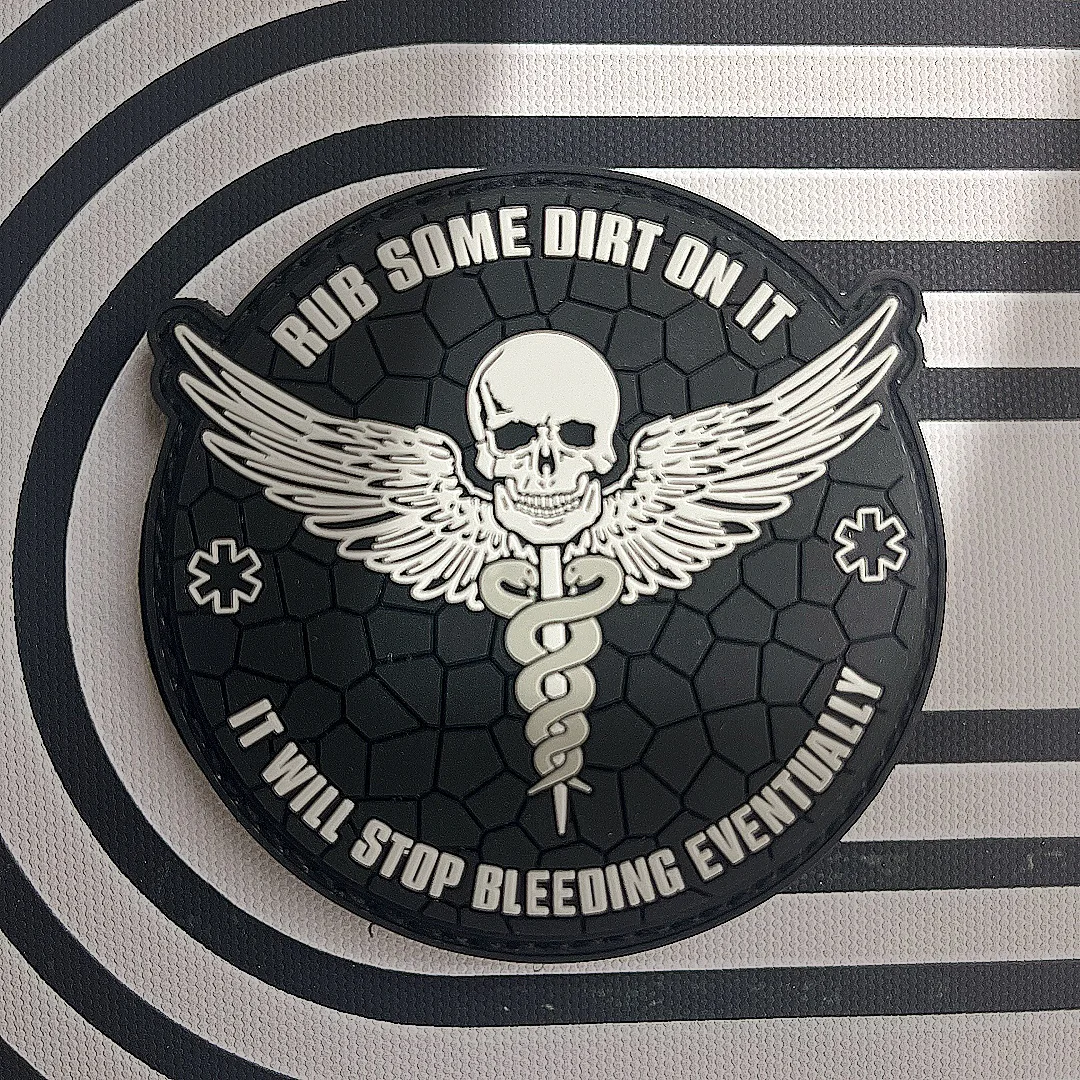 Emergency-Medical-Emblem-Life-Star-Skull-PVC-Patches-for-Clothing ...