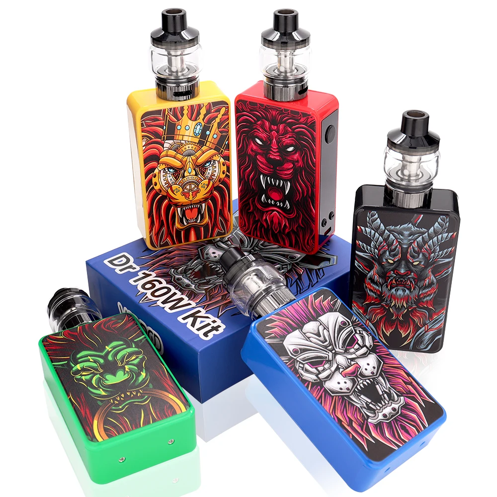 Vape Smoke 160w Box Mod Kit 60w/120w/160w Power Adjustable Built-in ...