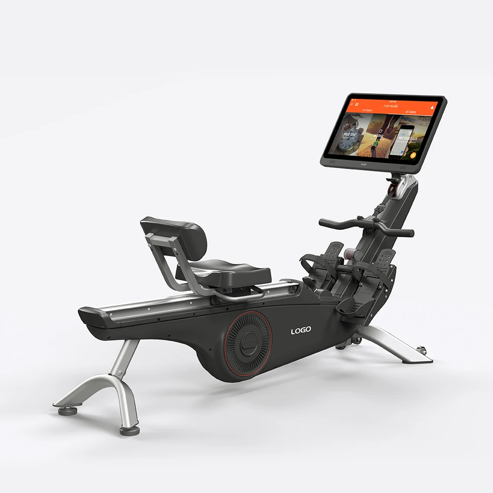 High Quality Light Commercial Rower with Large TFT Display Screen and ...
