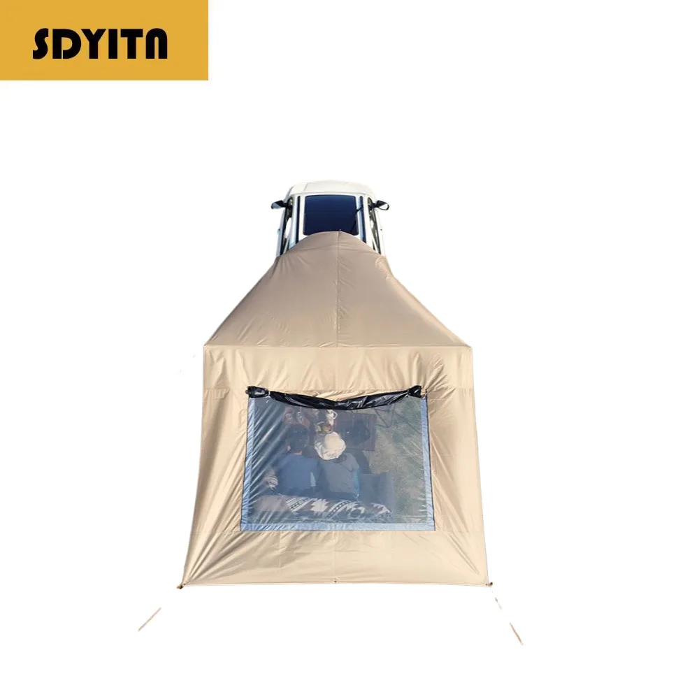 Luxury SUV Tail Awning Sun Shelter 210D Oxford Cloth Black Coating ...