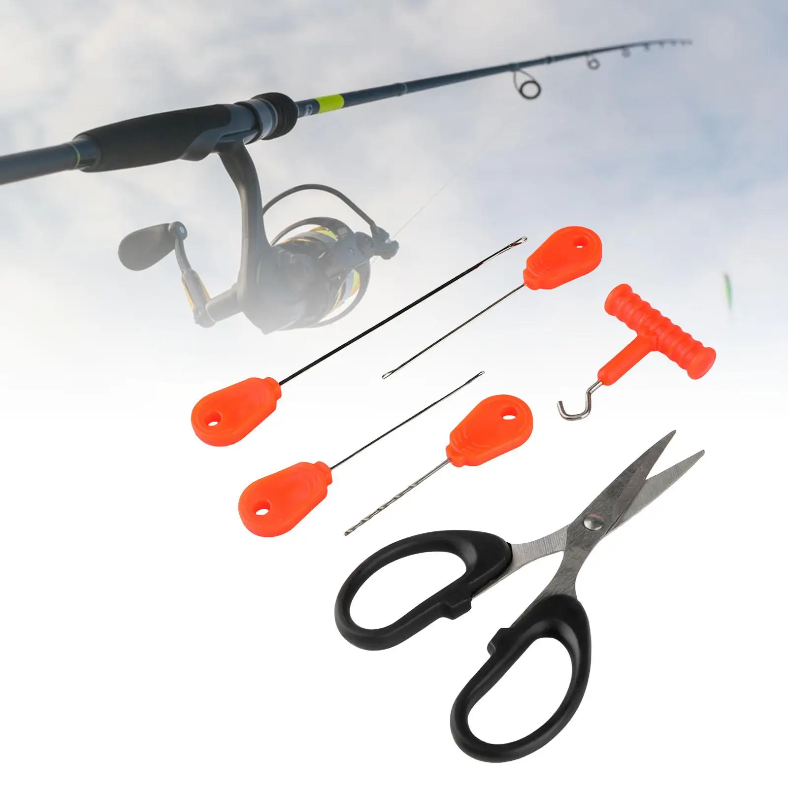 1 Set Fishing Bait Baiting Drill Drill Scissors Carp Stainless Steel ...