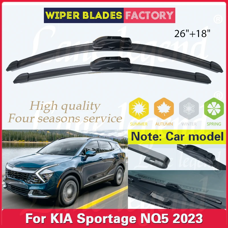 Car-Front-Wiper-Blades-For-Kia-Sportage-NQ5-2023-Windshield-Windscreen ...
