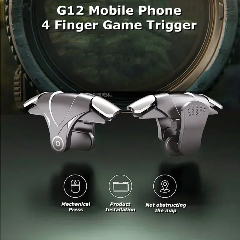 G12-ABS-4-Finger-Mobile-Game-Trigger-for-PUBG-Aim-Shooting-L1-R1 ...
