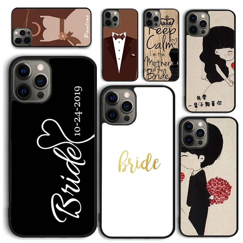 Personalised Wedding Mrs To Be Bride Phone Case for iPhone 17 Air 16 15 ...