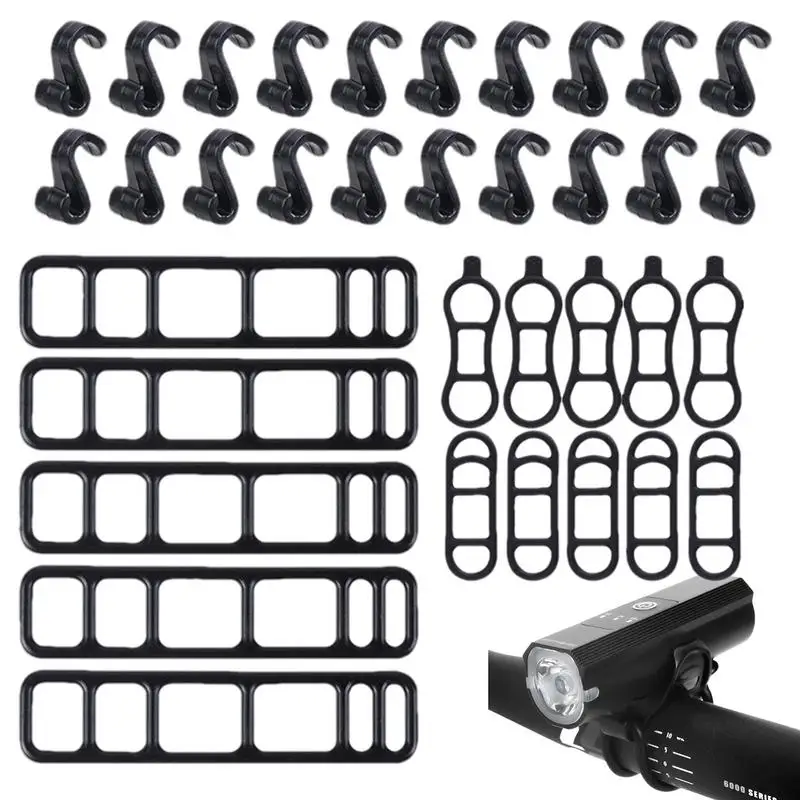 35pcs-bicycle-silicone-strap-Silicone-Elastic-Strap-Bike-Rubber-Mount ...
