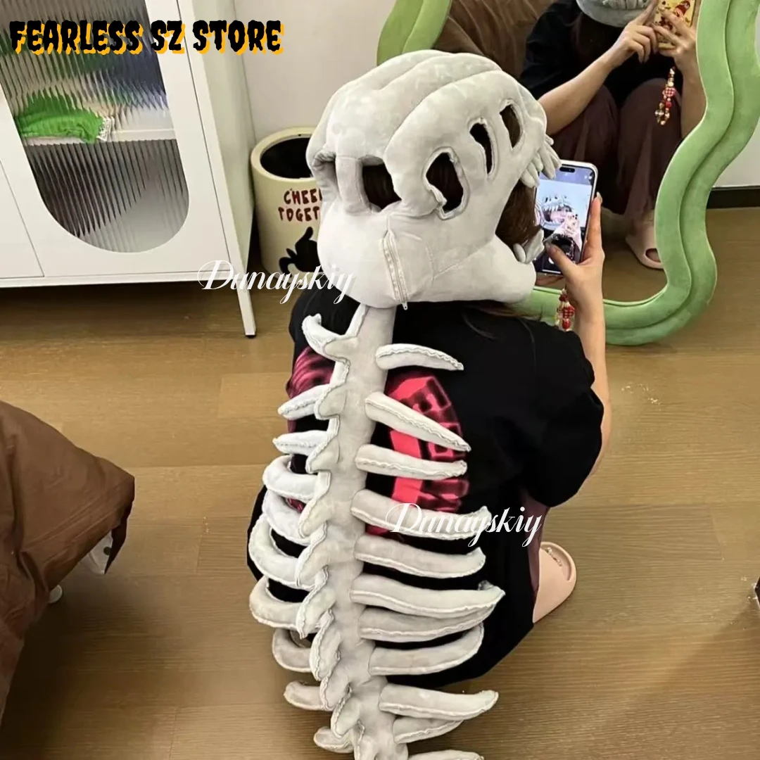 Dinosaur Skeleton Cos Props Children Adult Kawaii Cute Wearable Mask ...