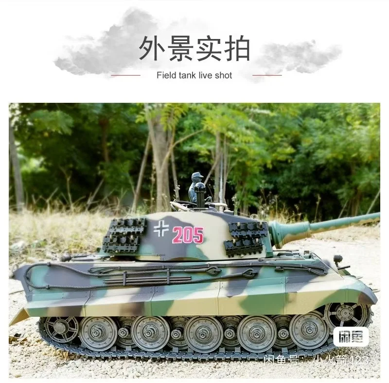Rc-German-Tiger-King-Henglong-3888a-Henschel-Heavy-Remote-Control-Tank ...