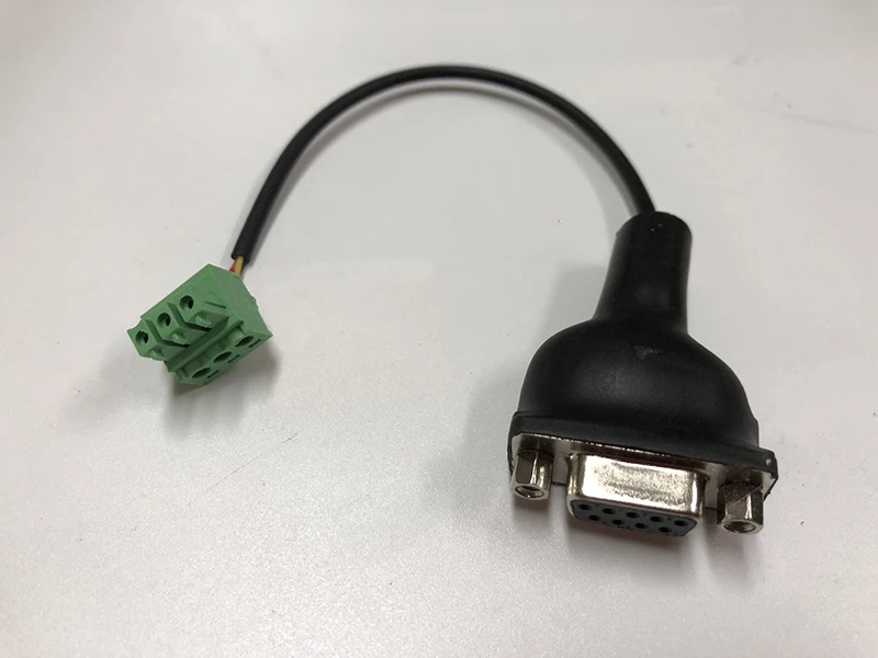 Rs232 3 Pin To Rs232 9 Pin Port Female Db9 Pin Serial Cable Adapter ...