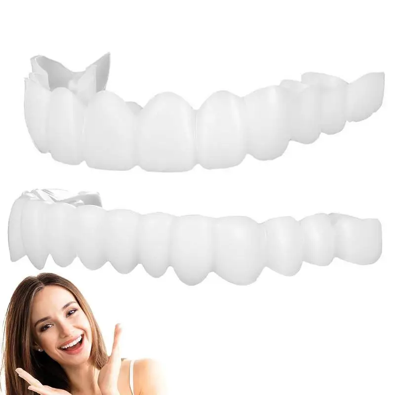 Fake-Tooth-Cover-Snap-On-Teeth-Veneers-For-Men-And-Women-Cover-The ...