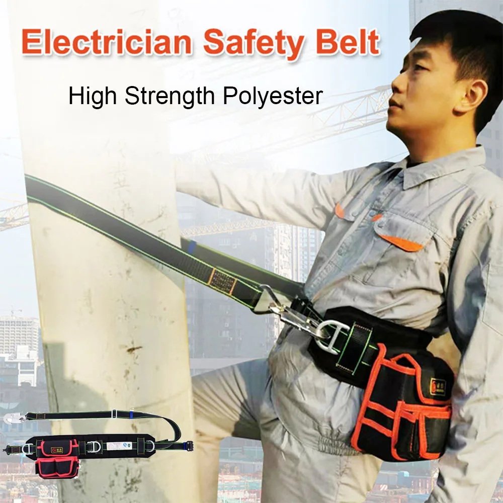 Electrician-Wai-Pole-Safety-Belt-Fence-Pole-High-altitude-Work-Harness ...