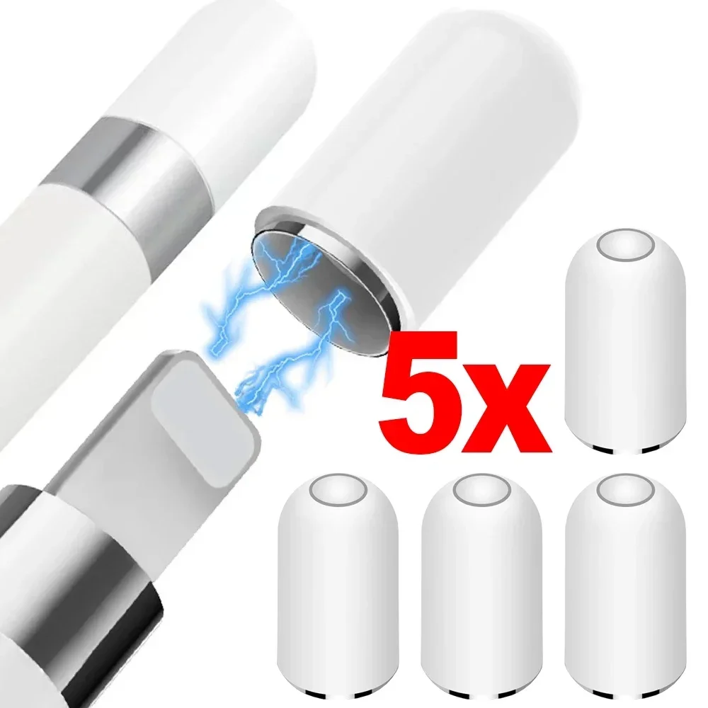 Magnetic Pencil Caps Stylus Protector Cover for Apple Pencil 1 ...