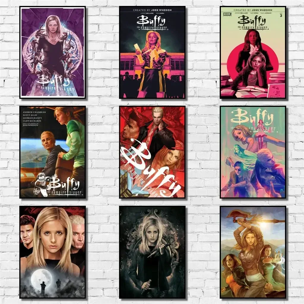 28-Designs-Buffy-The-Vampire-Slayer-Whitepaper-Poster-Artwork-Painting ...