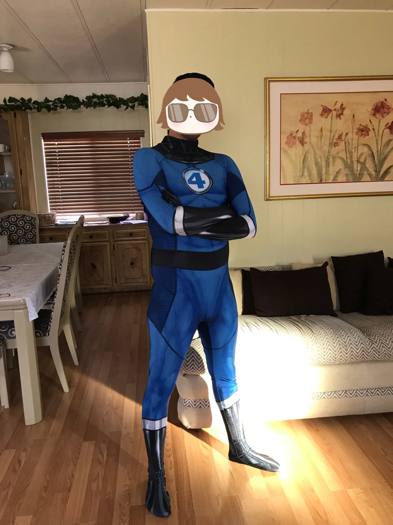 Adult Men Kids Movie Fantastic Four Cosplay Costume High Quality ...