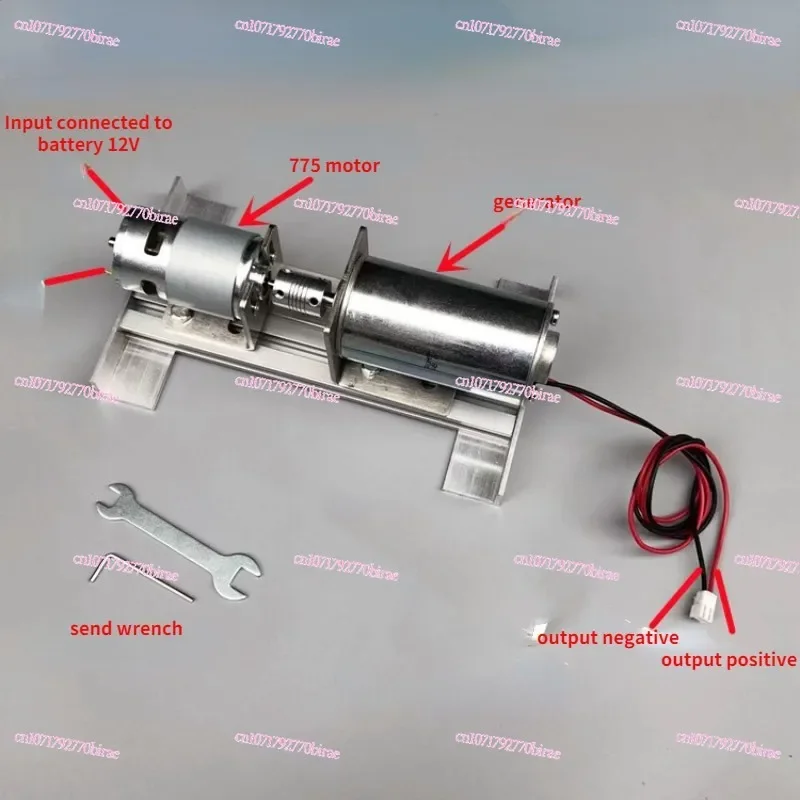 220V DC High Voltage Dc Motor Brushless Generator Set Double Bearing ...