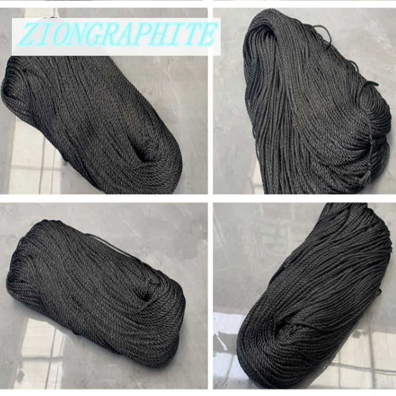 Carbon rope Carbon fiber rope Graphite rope Diameter 2mm 3mm 5mm ...