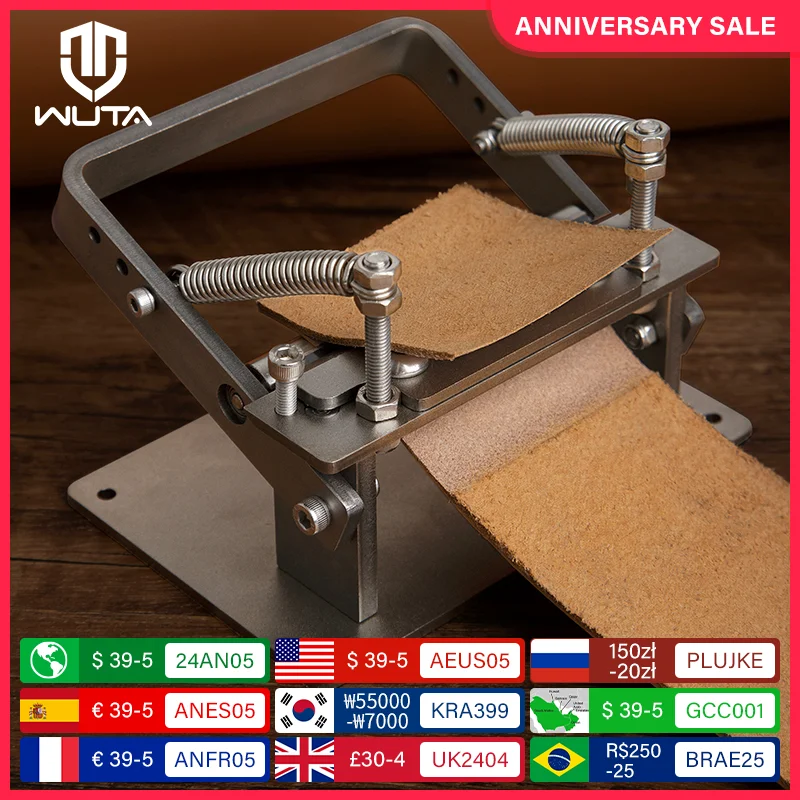 WUTA-Manual-Leather-Skiving-Machine-Strip-Belt-Thinning-Skiver-Splitter ...