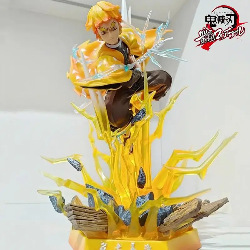 New-Demon-Slayer-Agatsuma-Zenitsu-Pvc-Action-Figures-Thunderclap-And ...