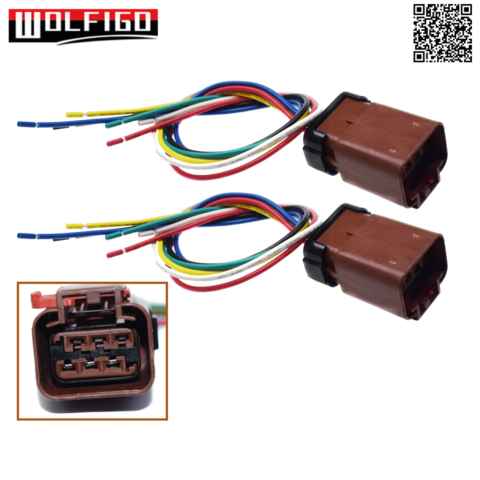 New-For-Chrysler-Dodge-Jeep-Window-Wiper-Motor-Tail-Lamp-Connector ...