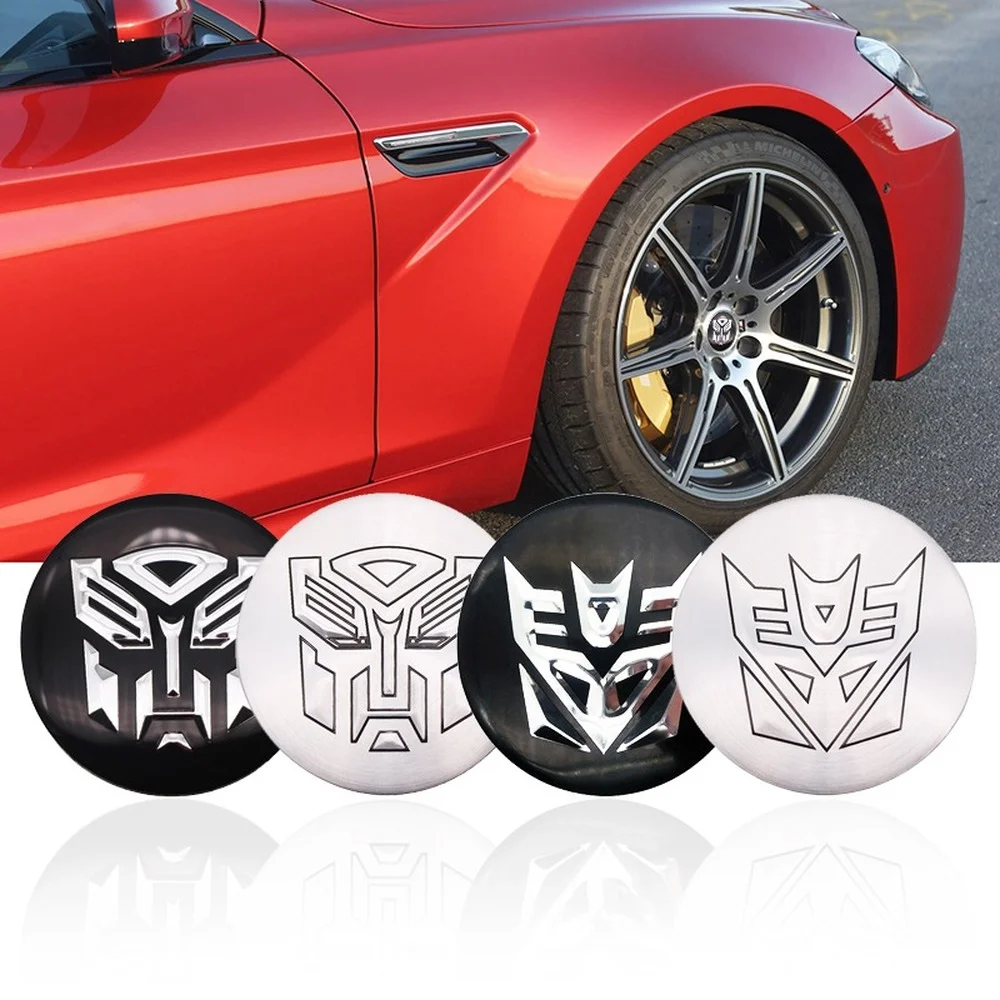 4x 56mm/ 2.2'' Transformers Autobot Decepticon Stickers Car Wheel ...