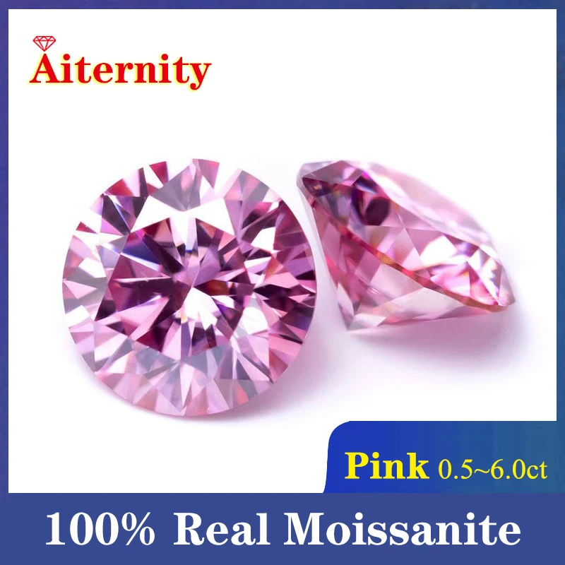 1-10ct-Rare-Pink-Moissanite-Loose-Red-Purple-Color-VVS1-Excellent-Cut ...