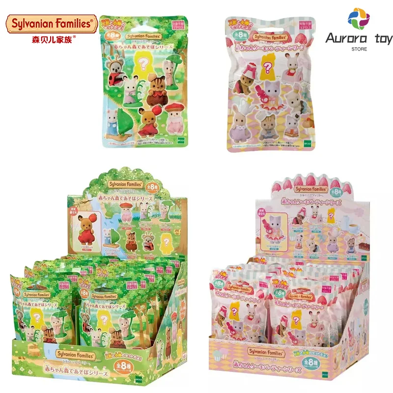 2024-Sylvanian-Families-Blind-Box-Mini-Figure-Cake-Party-Series-Forest ...