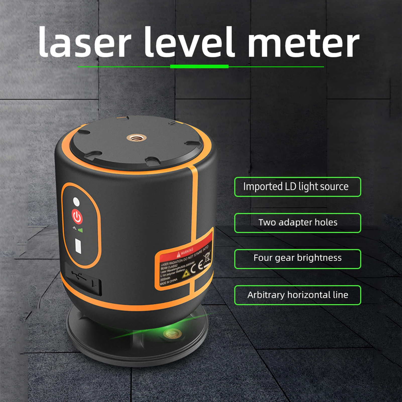 Cross-Line-Laser-Level-with-Bracket-30M-98FT-Self-Leveling-360-degree ...